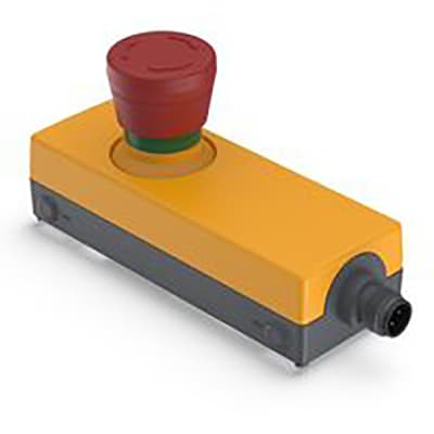 RAFI - 1.22.114.000/0000 - E-Stop Switch, E-BOX M12, DPST-NC, ON-OFF ...