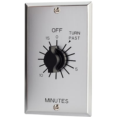 TORK - C515M - Spring Wound Timer, Twist, 15 Min, 125/277V, SPDT, Metal ...