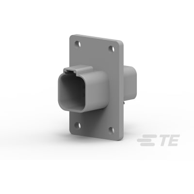 TE Connectivity - DT04-6P-L012 - Receptacle, 6-Position, GRY, N, FLANGE - RS