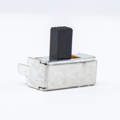E-Switch - EG1206A - Slide Switch, EG Series, SPDT, Non-Shorting, ON-ON, 200mA DC, 30VDC, R/A ...