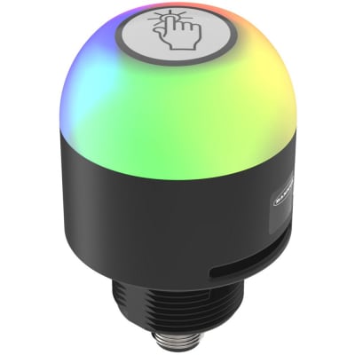Banner Engineering - K50PTALGRY3AQ - Touch Indicator Light, 50mm ...