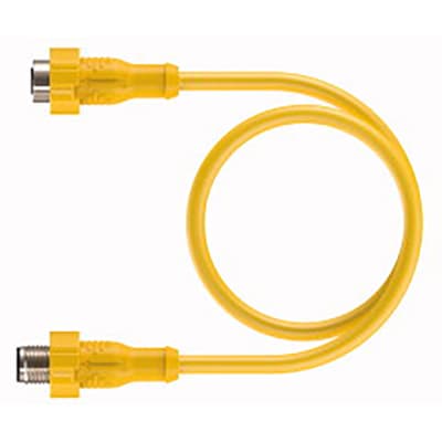 TURCK - EKRT001-ESRT001-A4.400-WE2Y-2 - Cordset, M12, Eurofast, 22 AWG ...