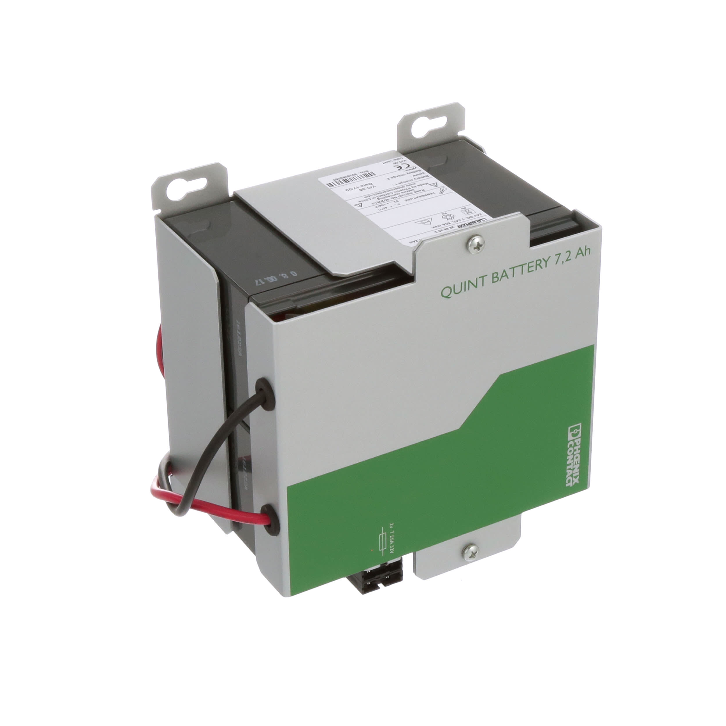 Phoenix Contact - 2866352 - Battery Packs, UPS, Lead Acid, 24 V, 7.2 Ah ...