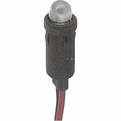 SloanLED - 240-287 - Panel Mount Indicator LED 0.25" Snap-Fit White ...