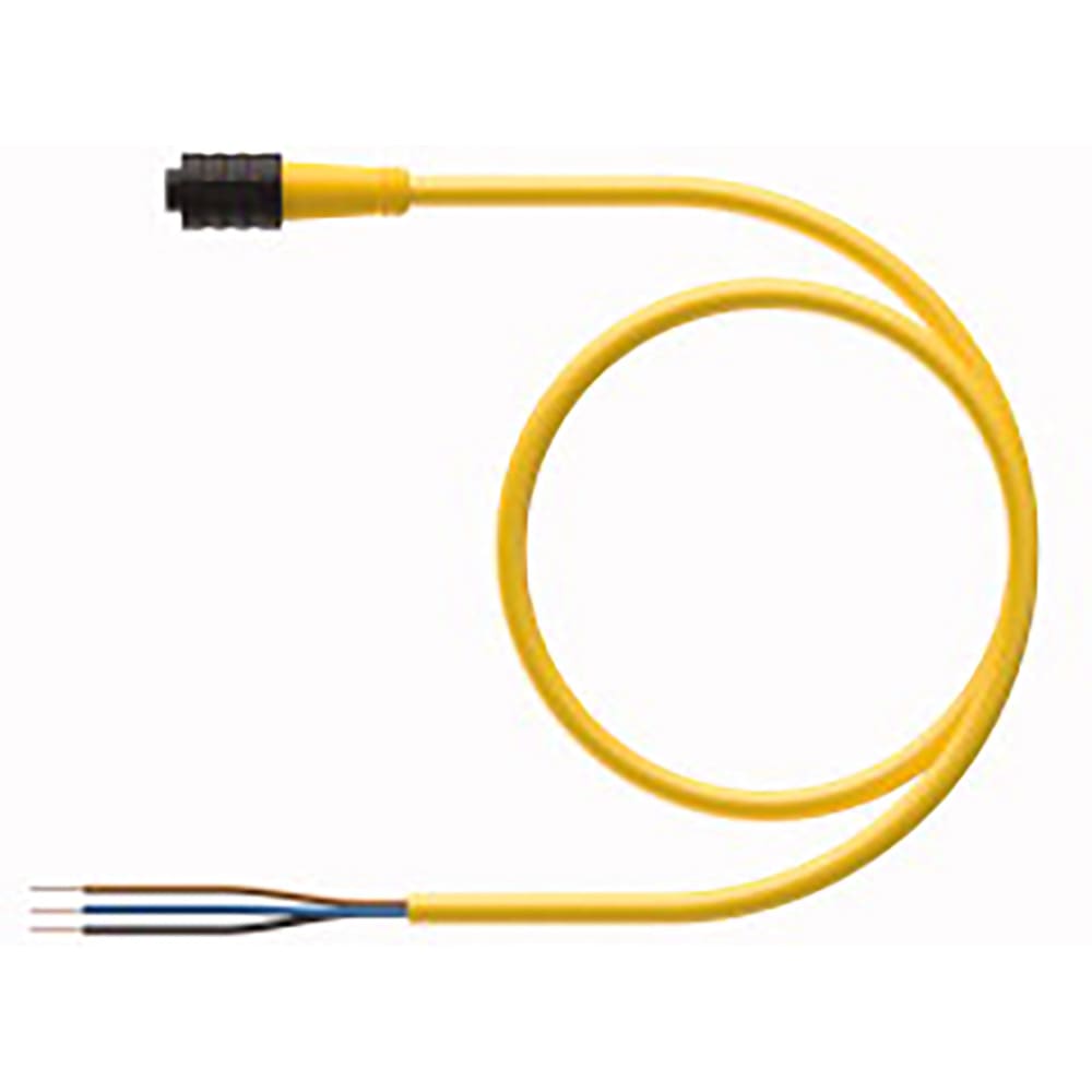 TURCK - PKG 3Z-6 - Cordset, Picofast, Snap Lock 3 Wire, 24AWG, 125 VAC ...