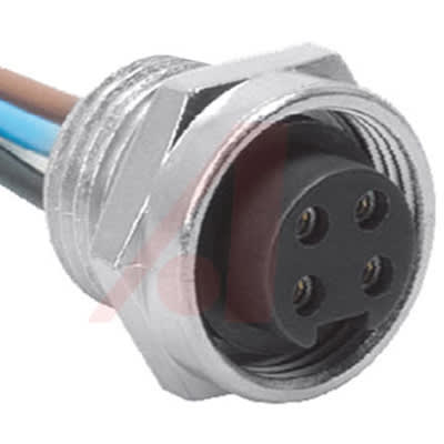 TURCK - RKF 40-1M/NPT - Recepticle MiniFast Front Mount 4 Wire 4X18AWG - RS