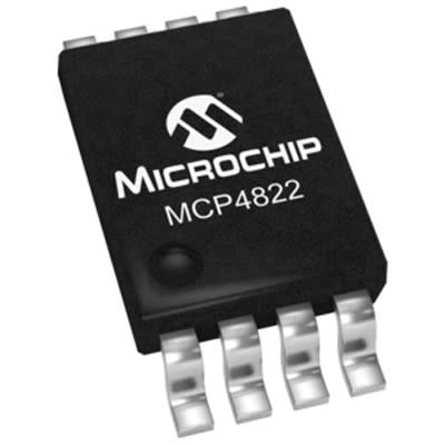 Microchip Technology Inc. - MCP4822-E/MS - DUAL 12-BIT DAC WITH SPI ...