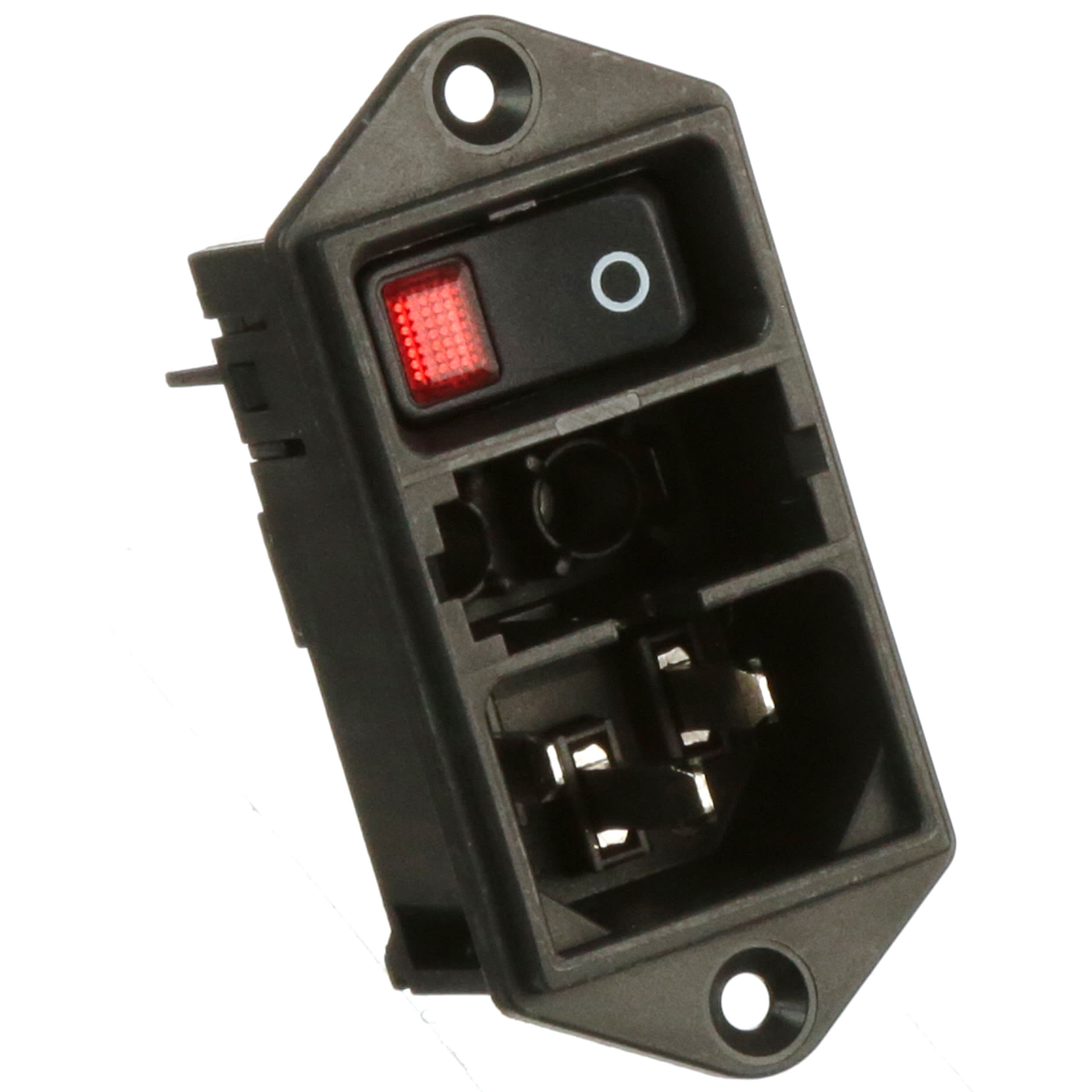 Schurter - DD11.0123.1110 - PwrEntryMod,Fuse/Switch,Male,IEC, Inlet ...