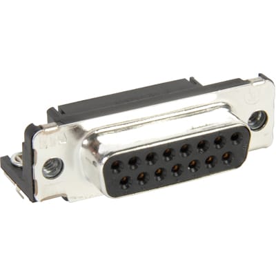 TE Connectivity - 5747845-3 - Conn D-Sub PCB Socket 15Pos RTAng HD ...
