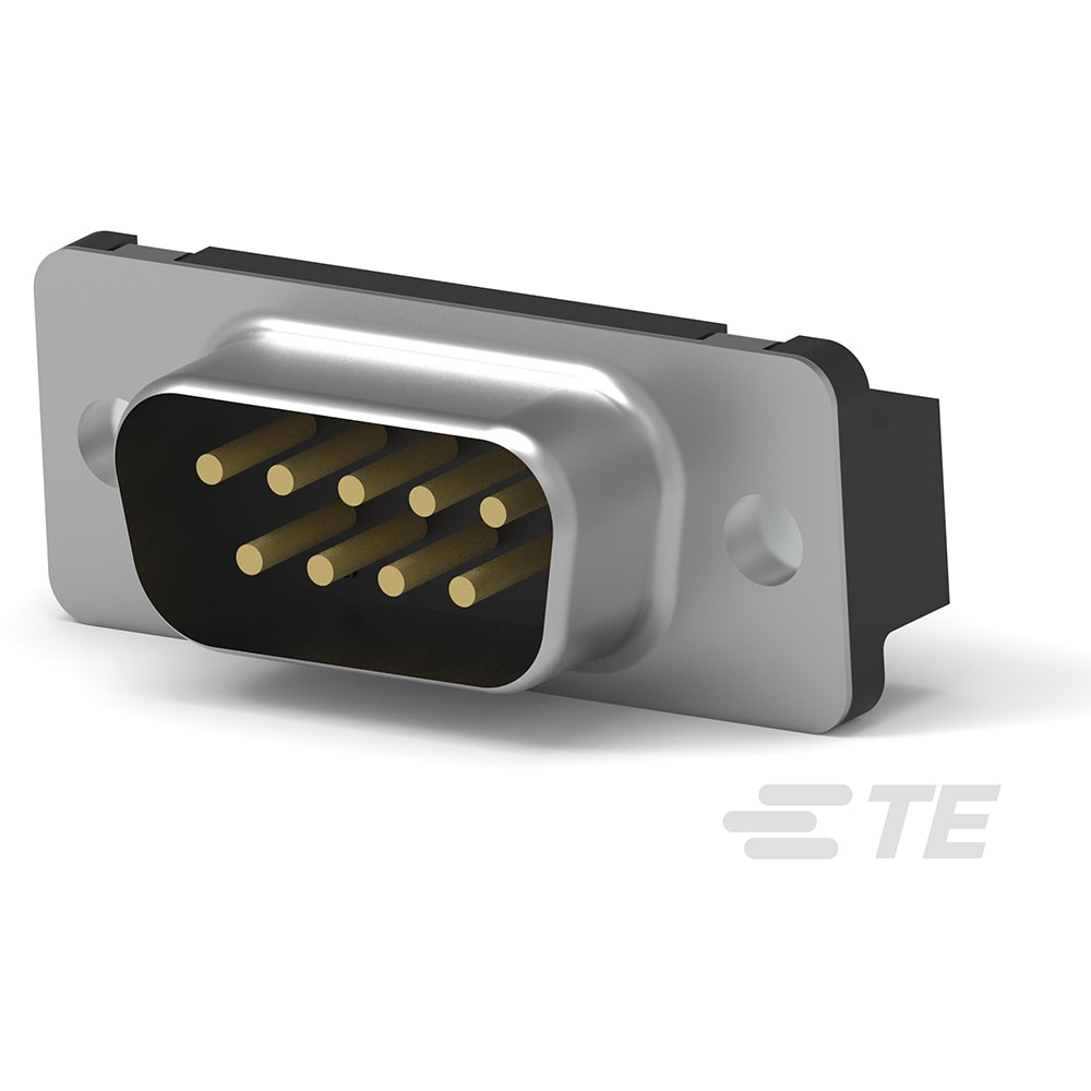 TE Connectivity - 747871-2 - Conn, D-Sub, PCB Plug, 9Pos, STR, HD ...