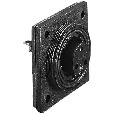 Bulgin - PX0764/P - Sealed Connector, Panel Plug, IP69K, 2-C, Standard Buccaneer Series - RS