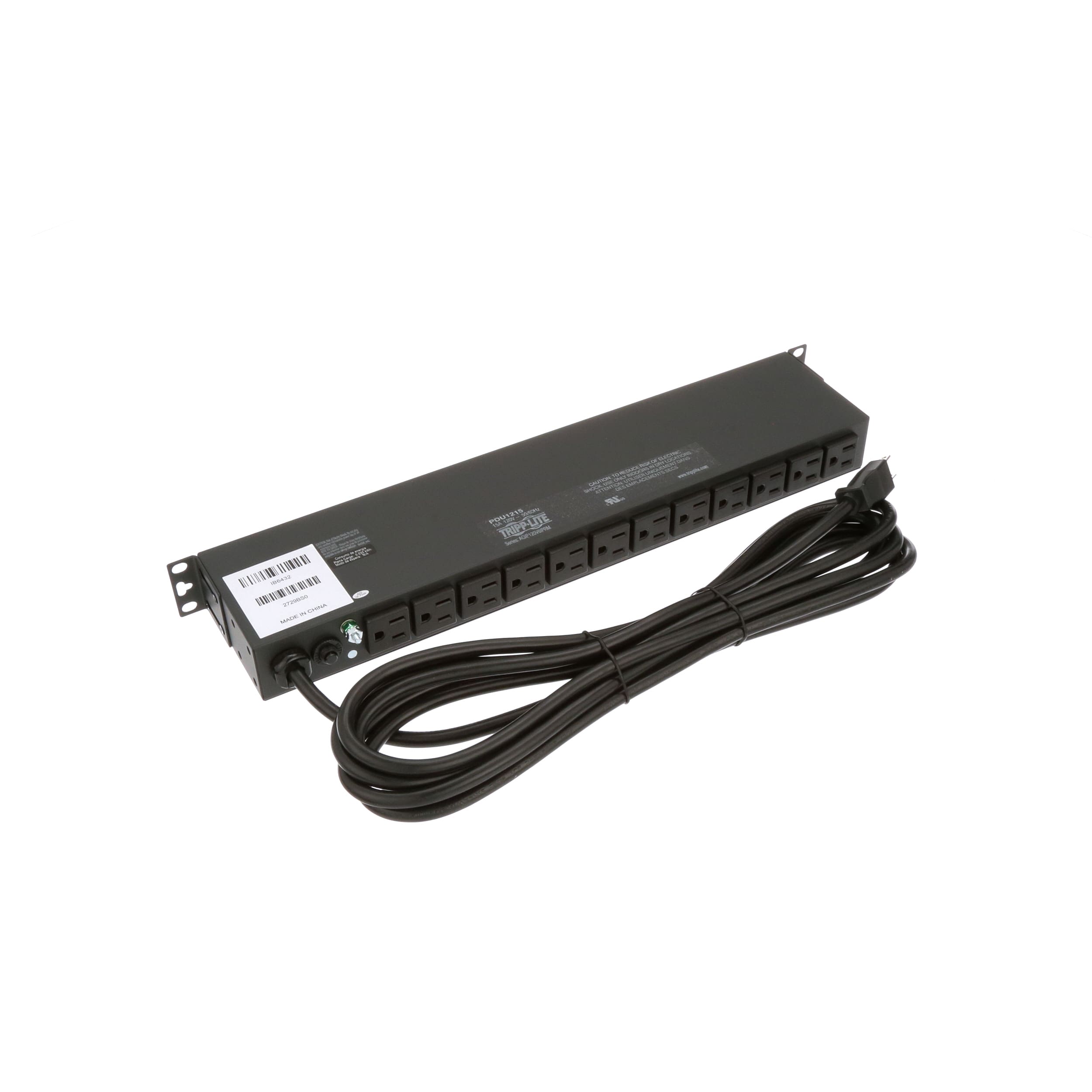 Tripp Lite - PDU1215 - PDU, 120V, 15A (13) 5-15R AC Receptacle (1) 15A ...