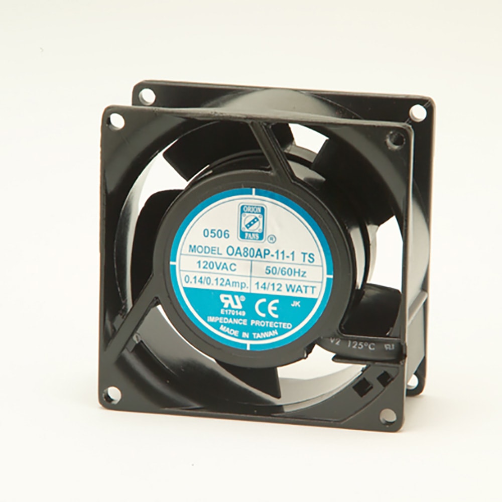 Orion Fans - OA80AP-11-1TB - AC Fan, 115V,50/60Hz,80x80x38mm,31 CFM, 12 ...