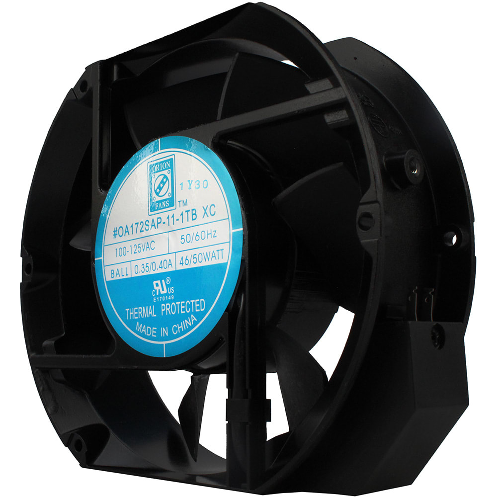 Orion Fans - OA172SAP-11-1TBXC - AC Fan, 115V, 172x150x51mm, 300CFM ...