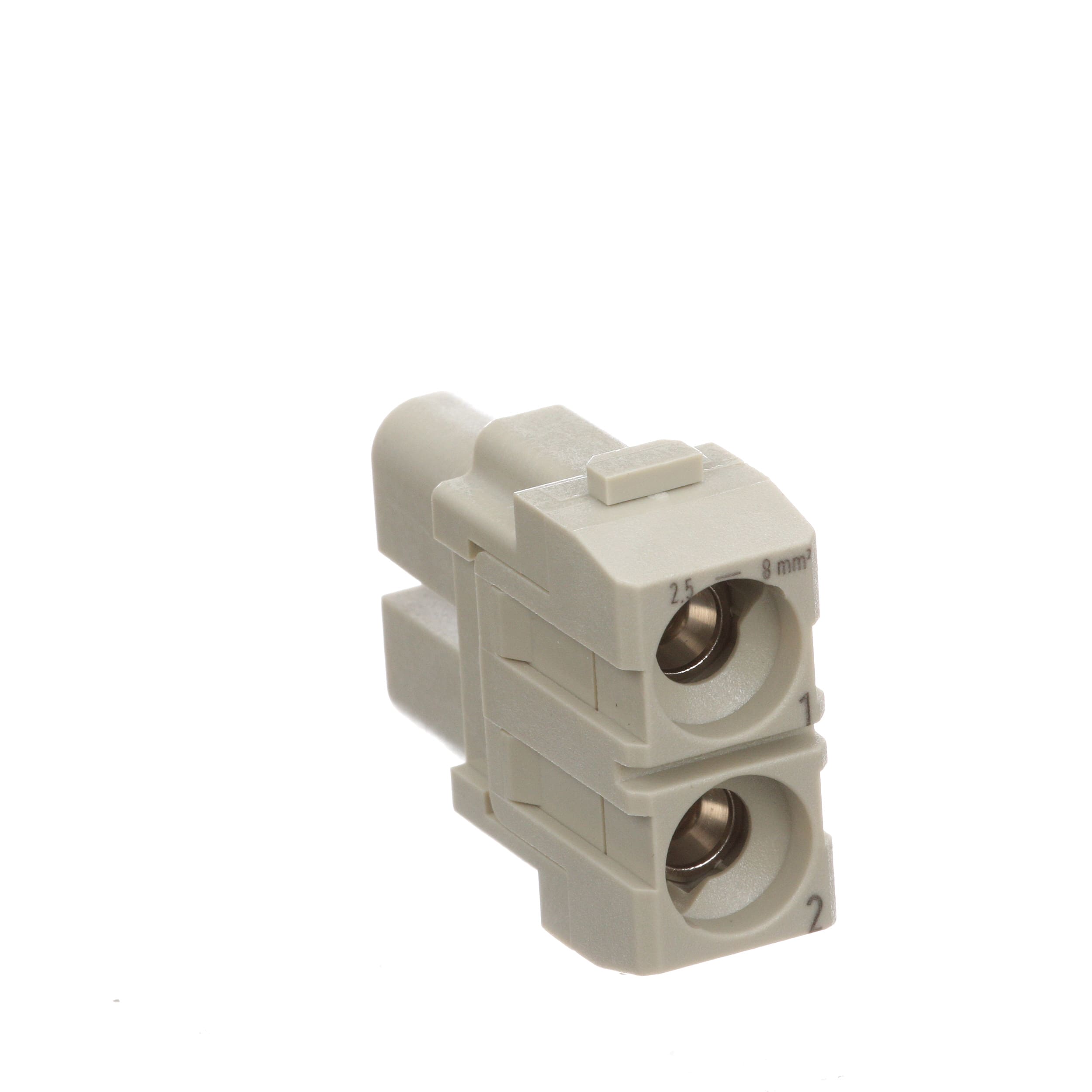 HARTING - 09140022701 - Rectangular Socket Insert, 2 Pos, 8-14AWG ...
