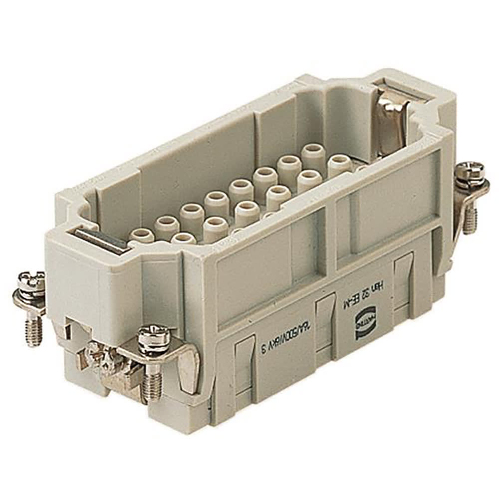 HARTING - 09320323001 - Rectangular Plug Insert, 32+PE, 16B, 12-26AWG ...