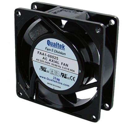 Qualtek Electronics Corp. - FAA1-08025QBHT31 - AC Fan, 230V, 80x80x25mm ...