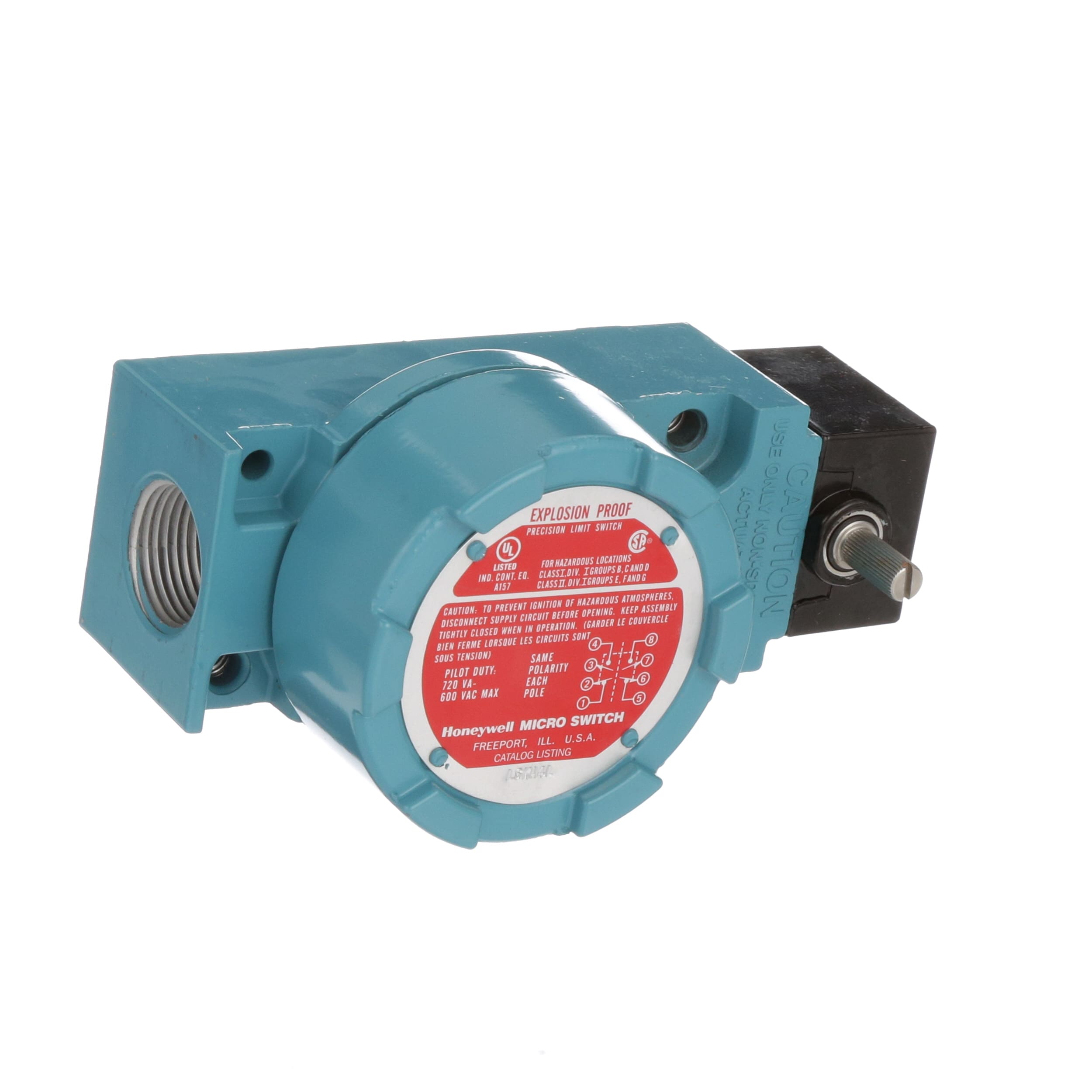 Honeywell - LSXA4L - Limit Switch, EXPLOSION PROOF, Side Rotary, DPDT ...