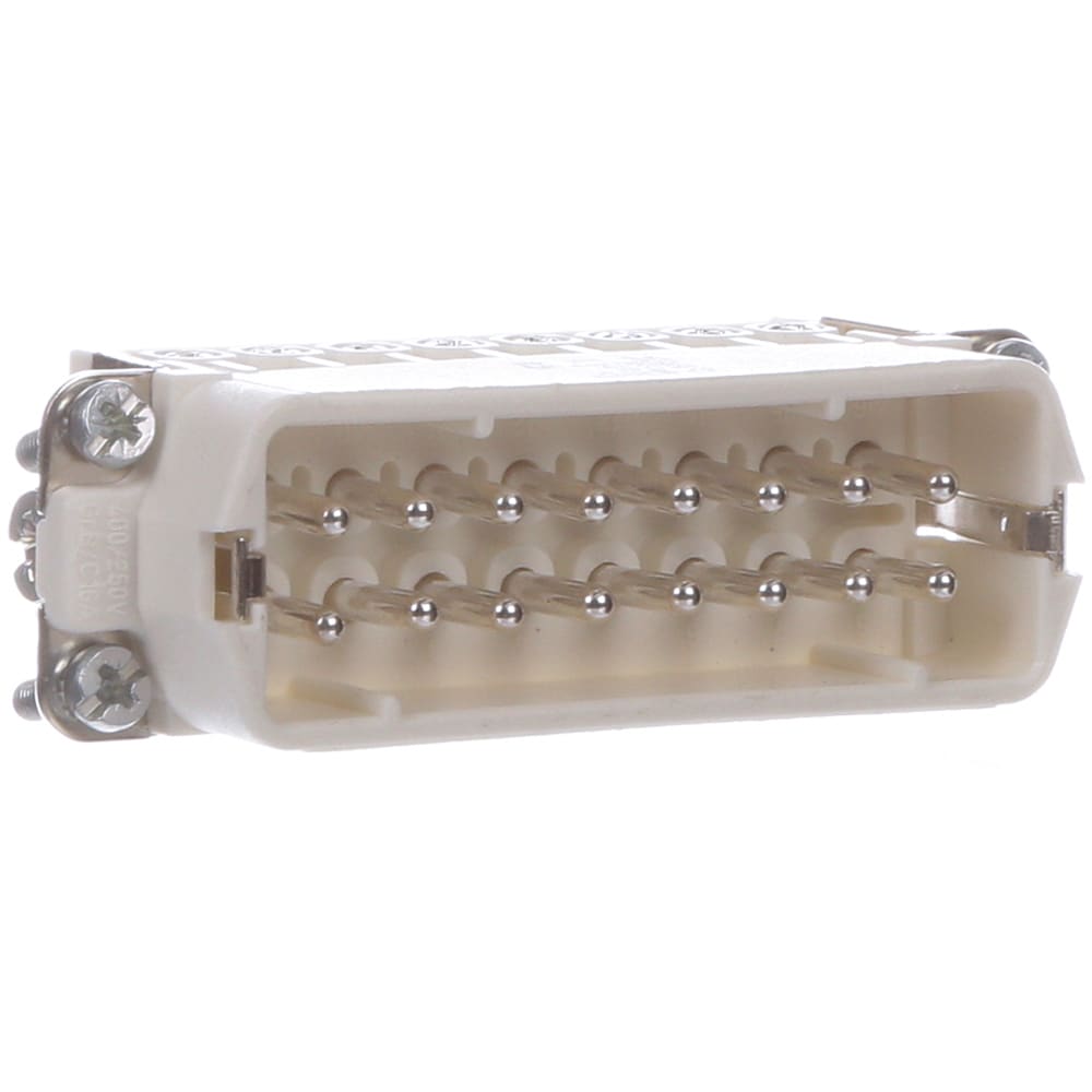 Lapp Group - 10530000 - Rectangular Connector Plug Insert, 16+PE, Screw ...