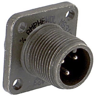 Amphenol Industrial - MS3102A10SL-3P - Connector Cylindrical Receptacle ...