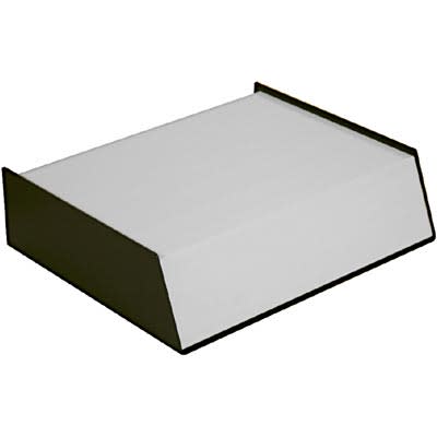Bud Industries - SC-12101 - Enclosure, Sloped, Desktop, Aluminum, Black ...