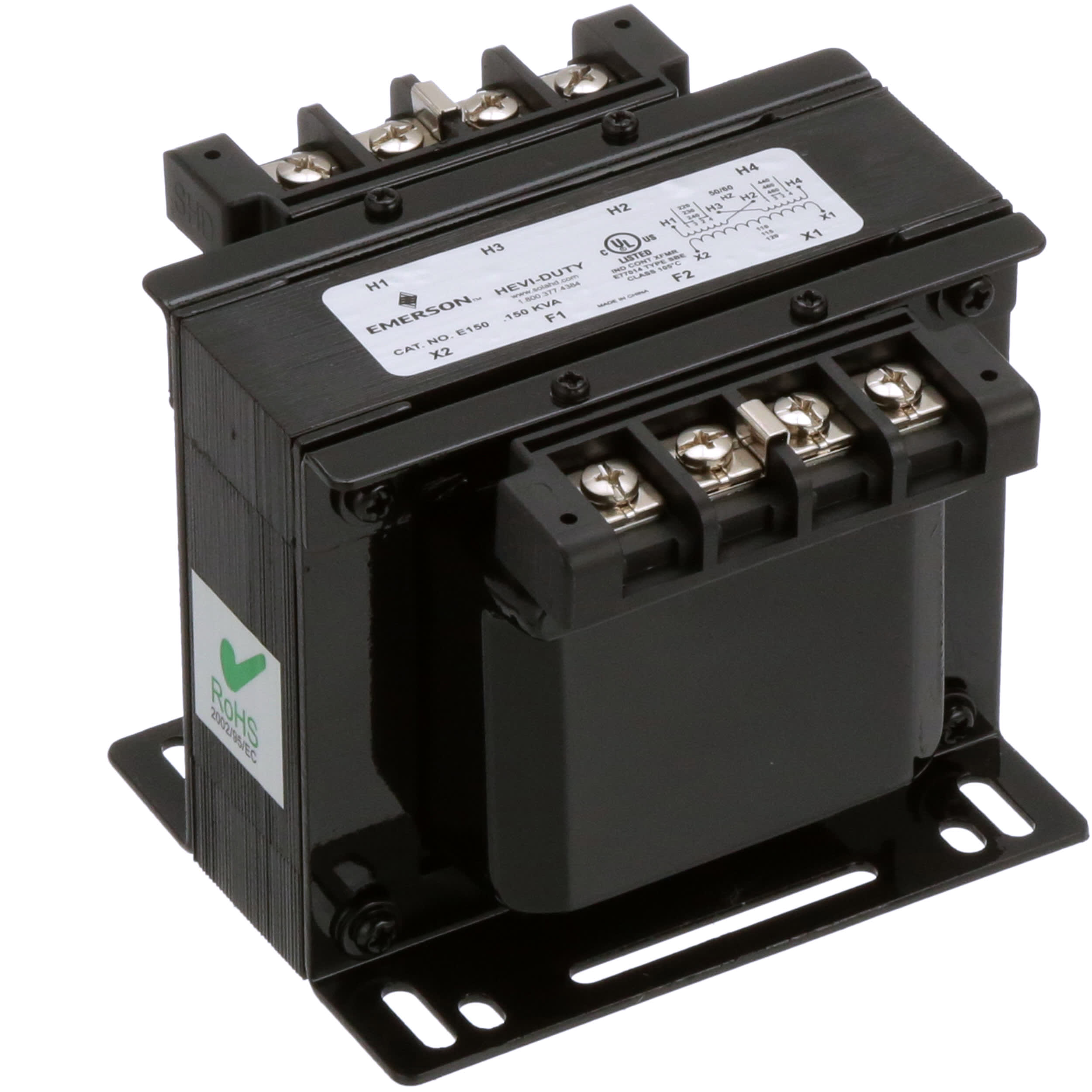 SolaHD - E150 - Transformer 150VA 240/480VAC Primary 120VAC Secondary ...