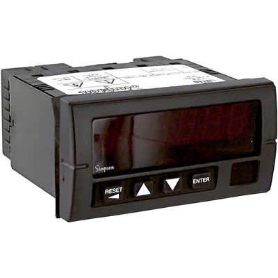 Simpson - S660-1-1-2-0-0 - Panel Meter,Counter/Totalizer,Elec,LED,Cut ...