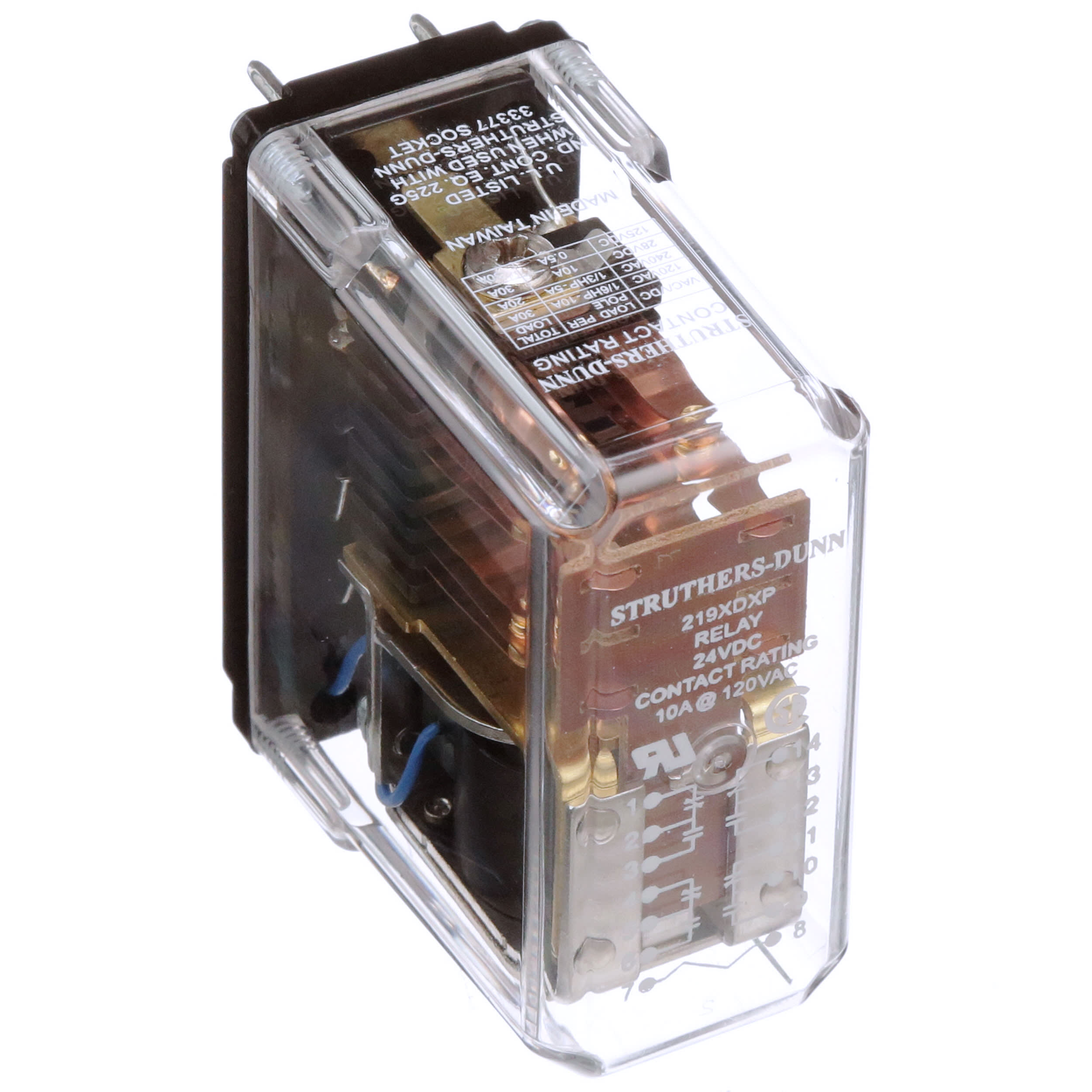 Plug In Relays Plug in 4PDT STRUTHERS DUNN RELAYS 219XDXP-24DC Power ...