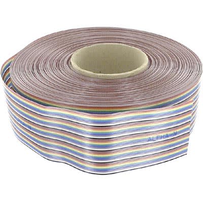 Alpha Wire - 3583/50 MC005 - Cable, Flat Ribbon, 50 Conductor, 28 AWG ...