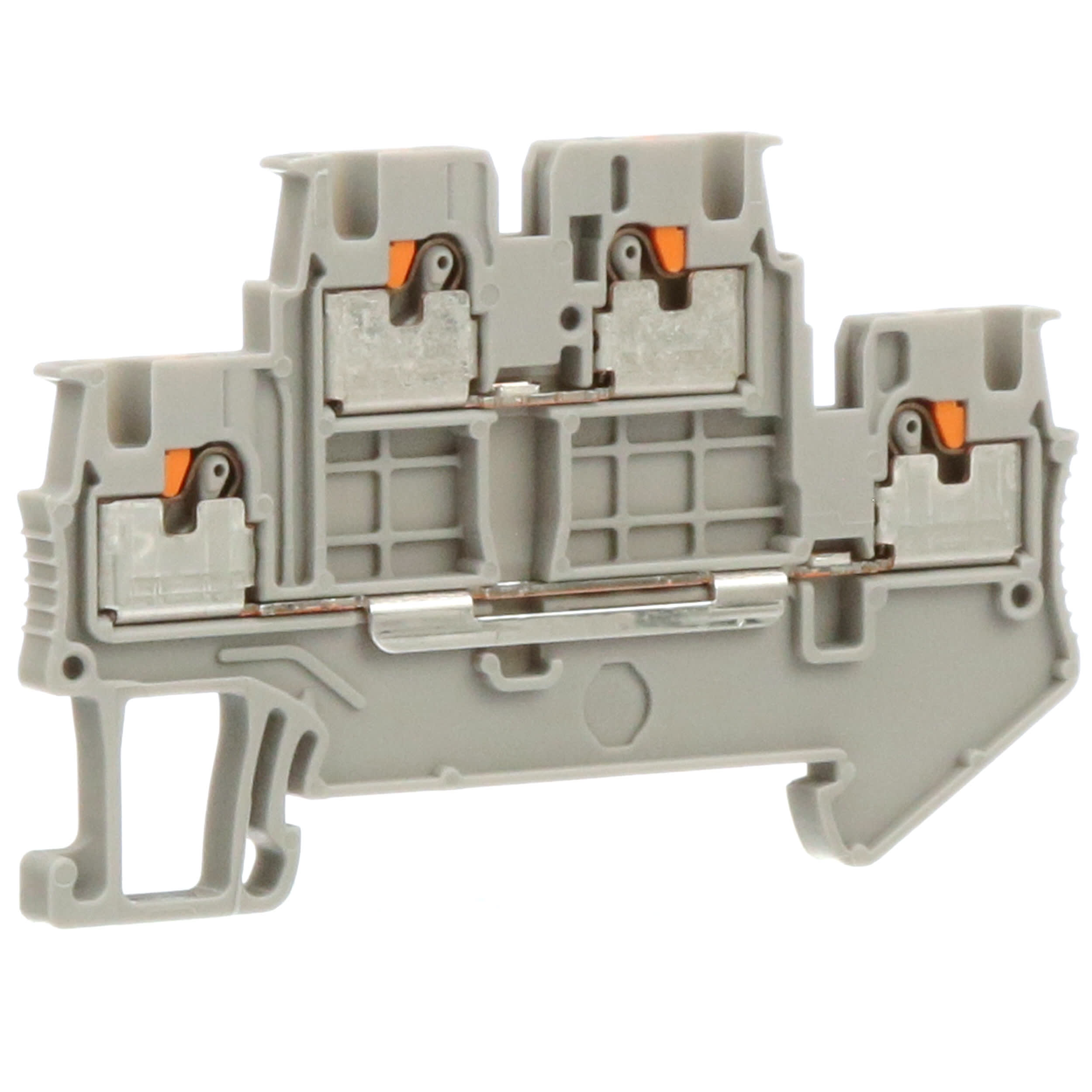 Phoenix Contact - 3208511 - Term Block DIN-Rail Double-Level Feed-Thru ...
