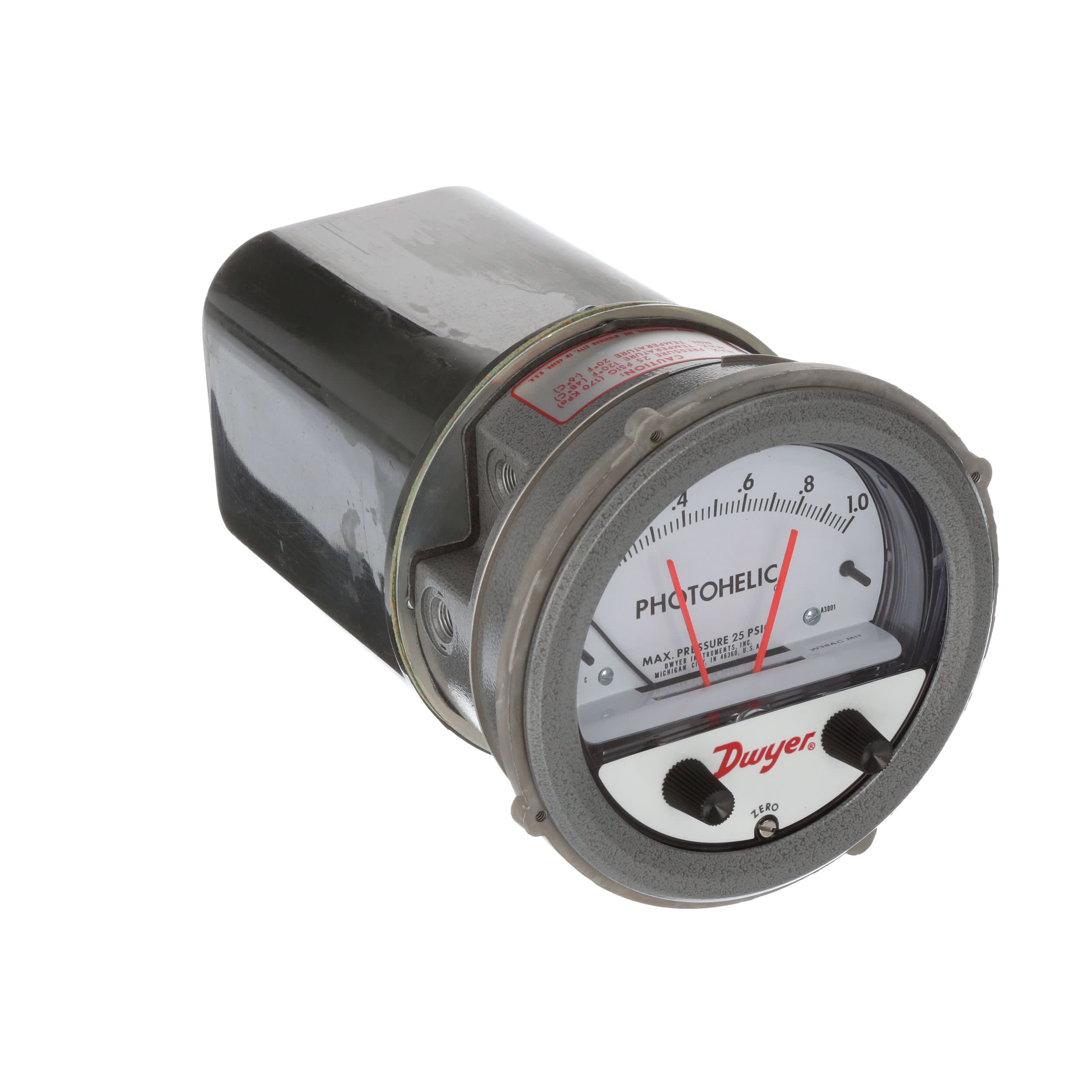 Dwyer Instruments - A3001 - Pressure Switch, 0-0.04 psi, NPT 1/8 in ...