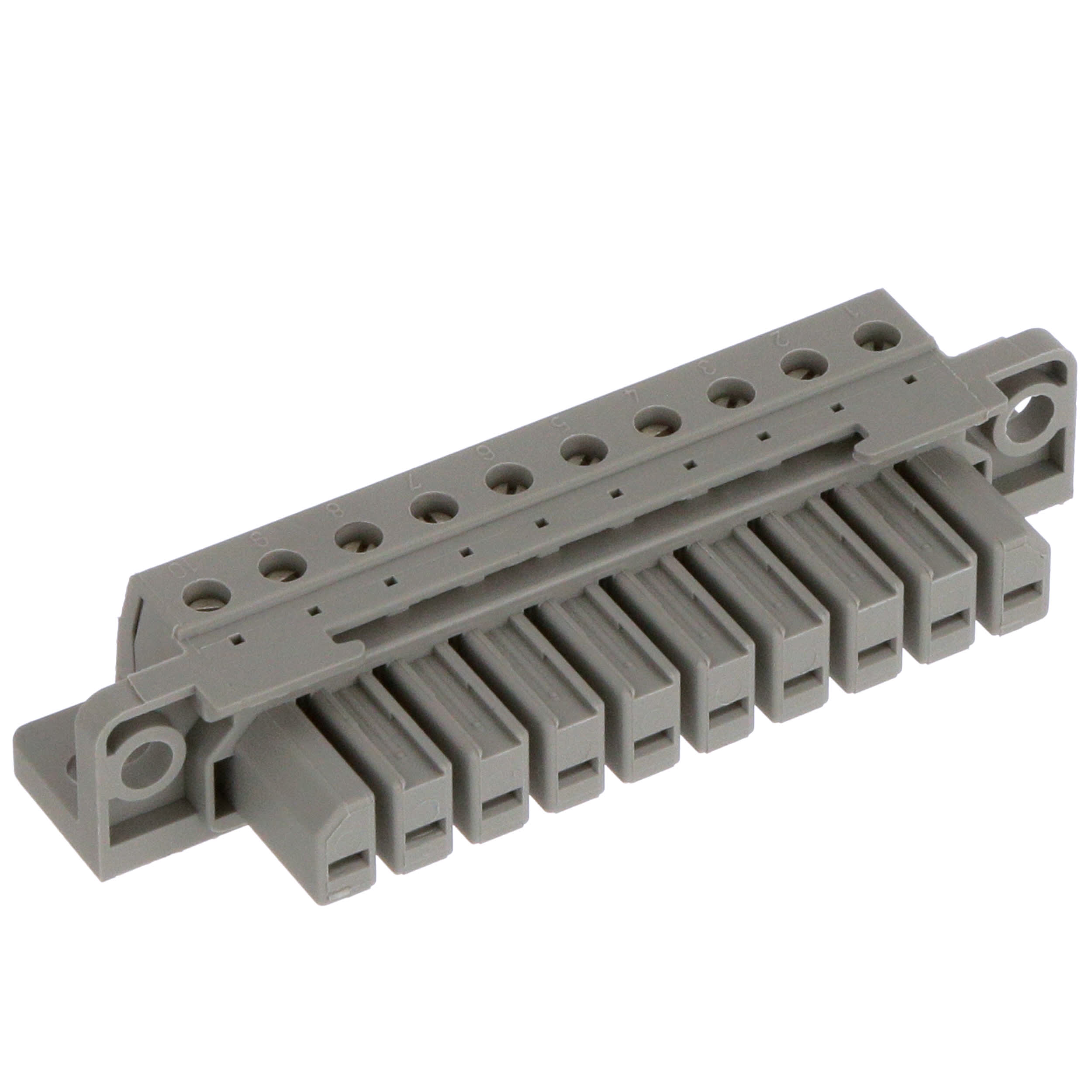 Phoenix Contact - 1600001 - Non-Fused Trm Blk 10 Way/Pole Screw Down ...