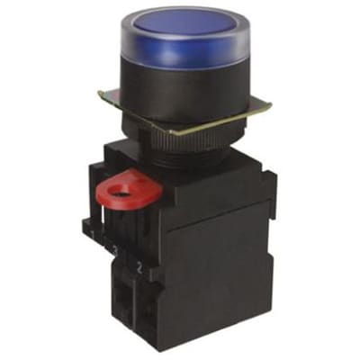Omron Automation - A22L-GA - Head pushbutton illuminated blue - RS