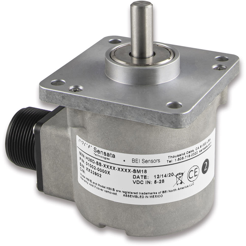 Sensata - BEI Sensors - 01002-8500 - Encoder, Incremental, Optical, 5 ...