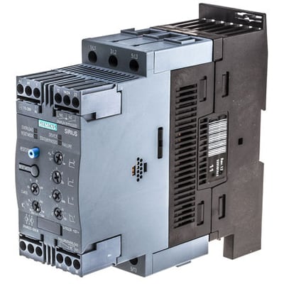 Siemens - 3RW4037-1BB14 - 63 A Soft Starter 3RW40 Series, IP00, 30 kW ...