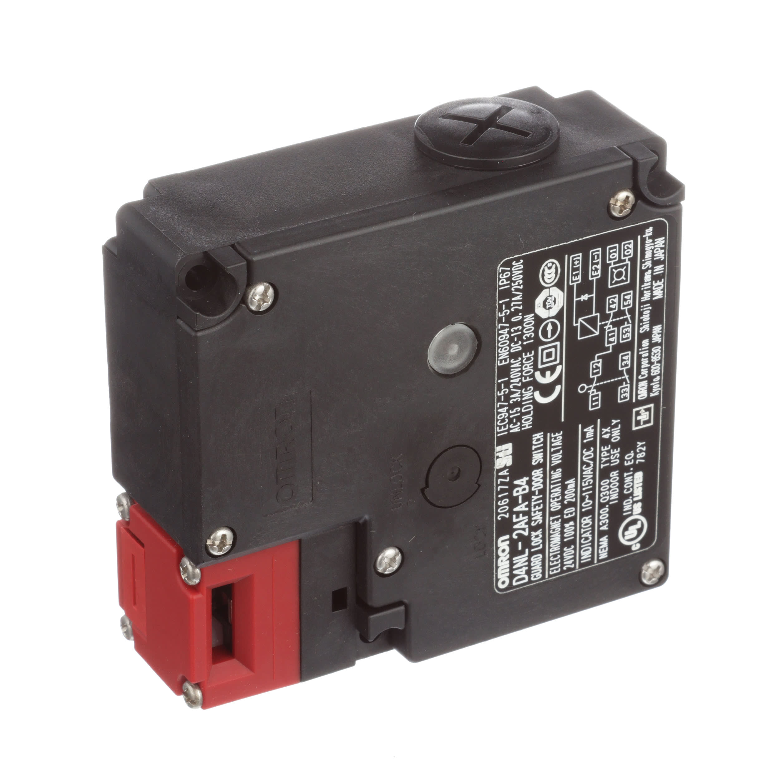 Omron Automation - D4NL-2AFA-B4 - Safety Interlock Switch, Solenoid ...