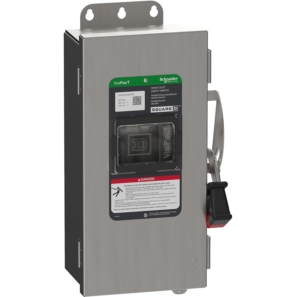 Square D - HU361AWK - Switch Not Fusible Hd 600V 30A 3P Nema12 - RS