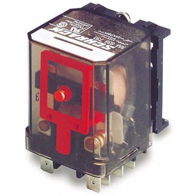 TE Connectivity - RM809730 - Shrack, Power relay DPDT 25A 230Vac DIN ...