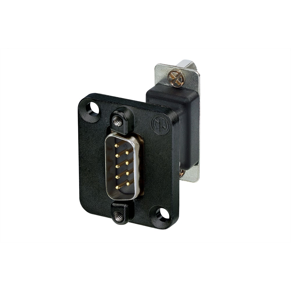Neutrik - NADB9MF-B - Feed through - DSUB9 male-female - D style ...