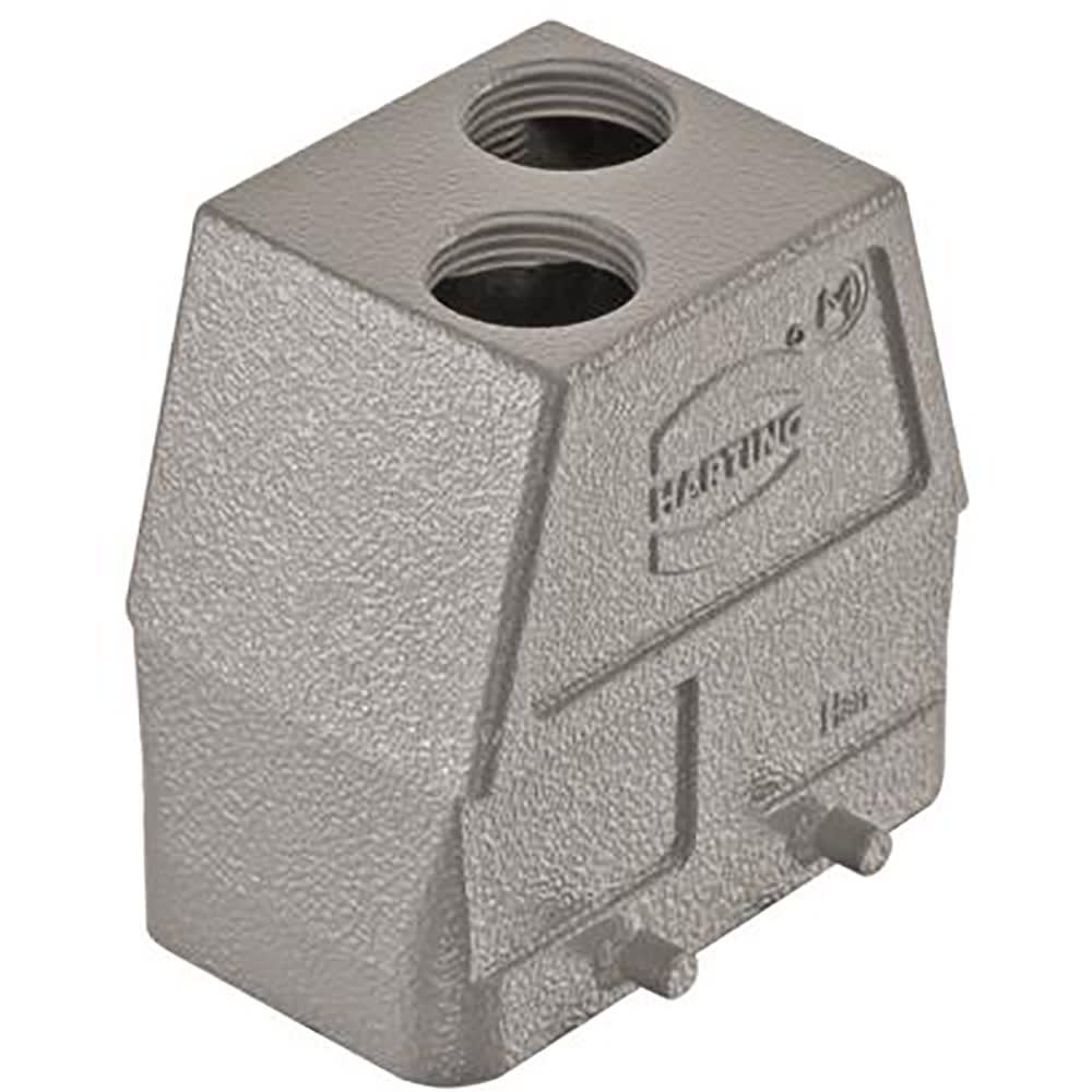 HARTING - 19300100465 - Connector Power Heavy Duty METAL HOOD HAN 10B 2 ...