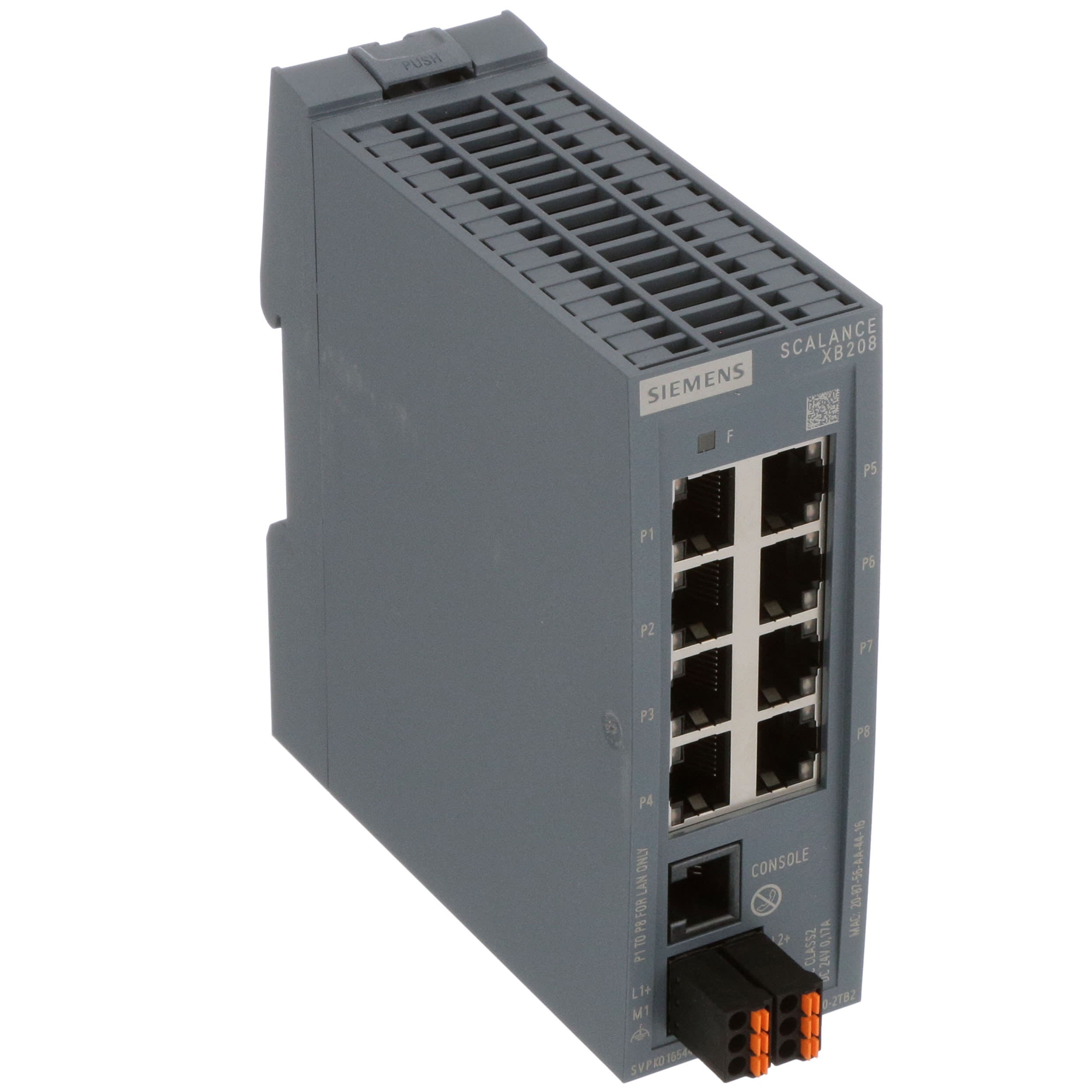 Siemens - 6GK52080BA002TB2 - Ethernet Switch, Managed, 8 Port, RJ45, 24 ...