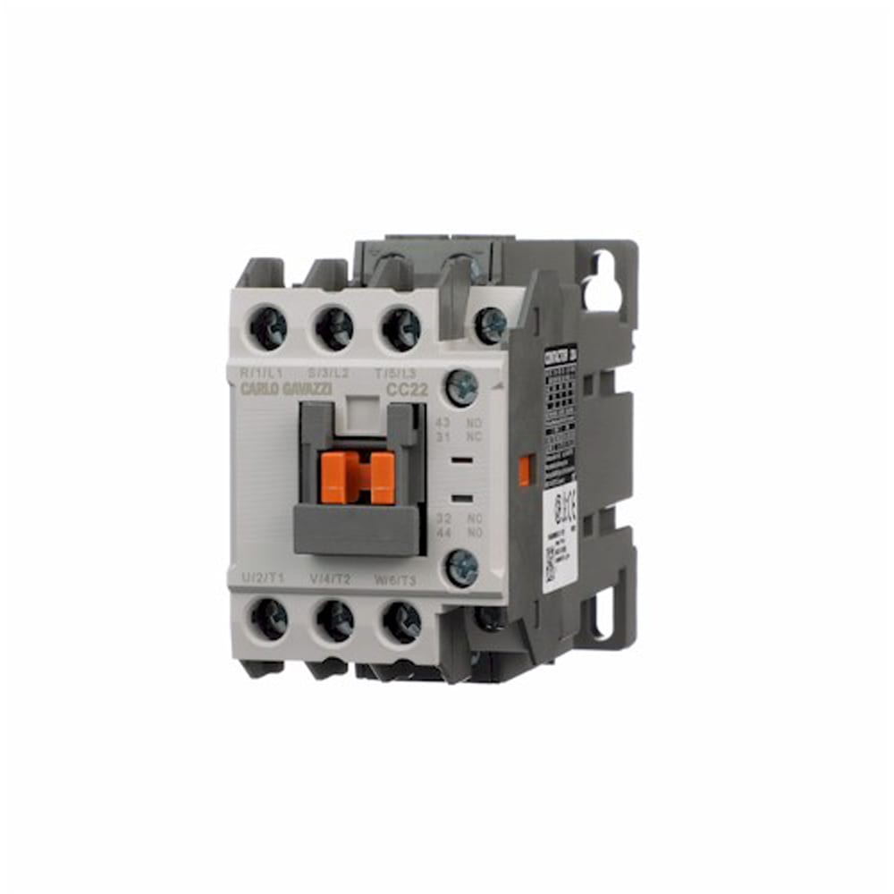 Carlo Gavazzi, Inc. - CC12SD24 - IEC Contactor,3PST,NO,12Amps,24VDC ...
