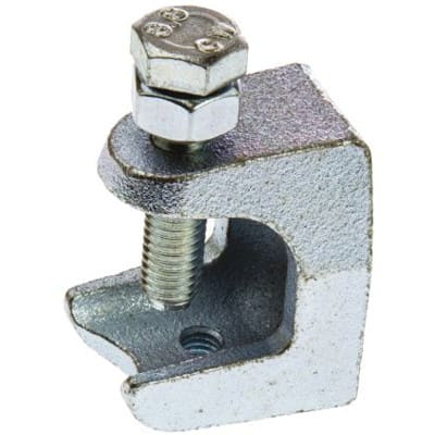 RS PRO - 2037616 - Girder Threaded Rod Clamp M6 Max load 60kg 18mm - RS