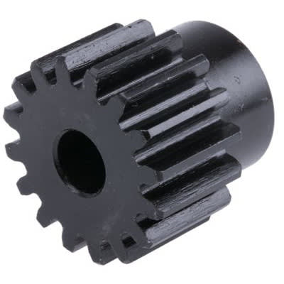 RS PRO - 5216418 - Steel 16 Teeth Spur Gear 24mm Pitch Diam. 20mm Hub ...
