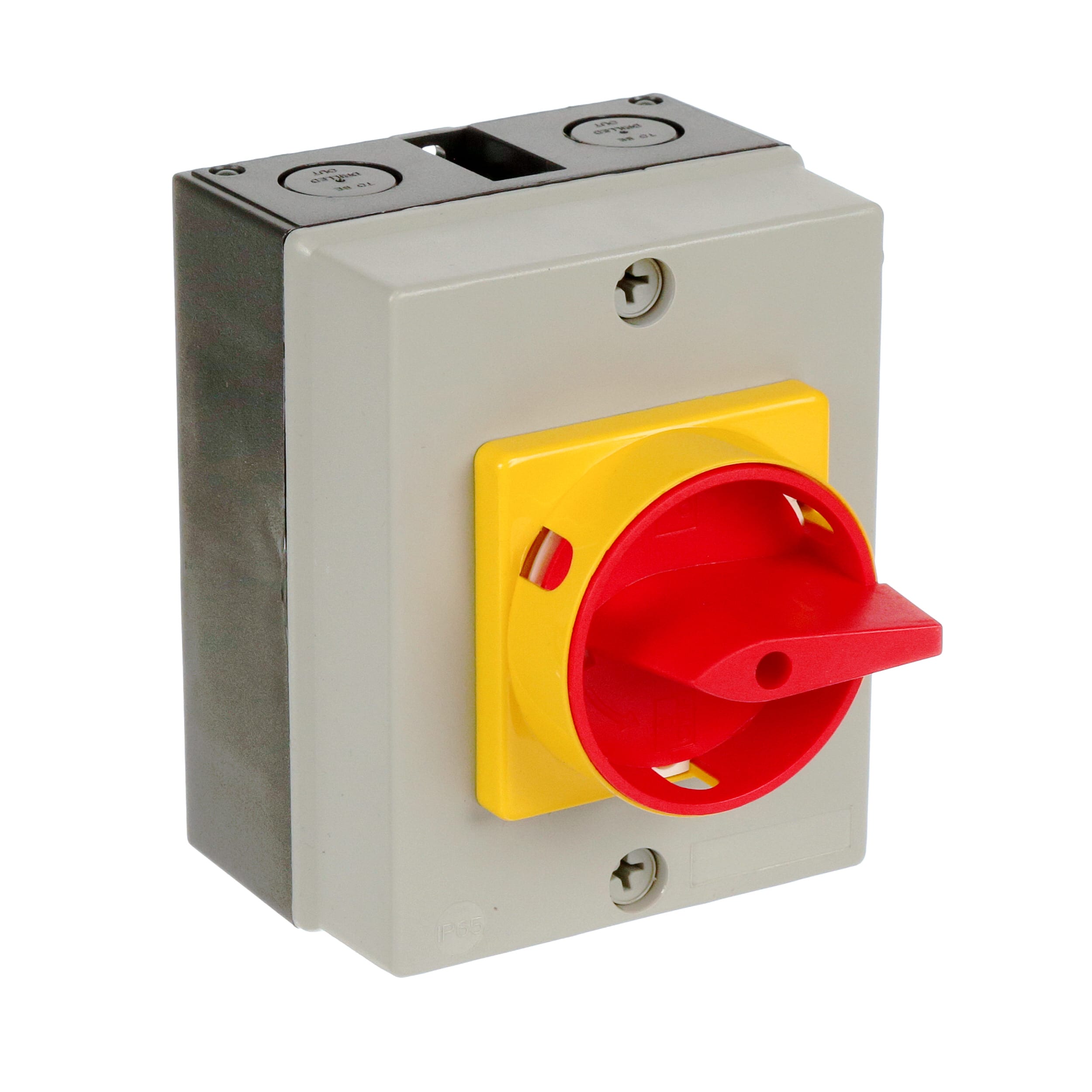 RS PRO - 8609529 - Panel Mount 3 Pole Non Fused Isolator 20A 11kW IP65 ...