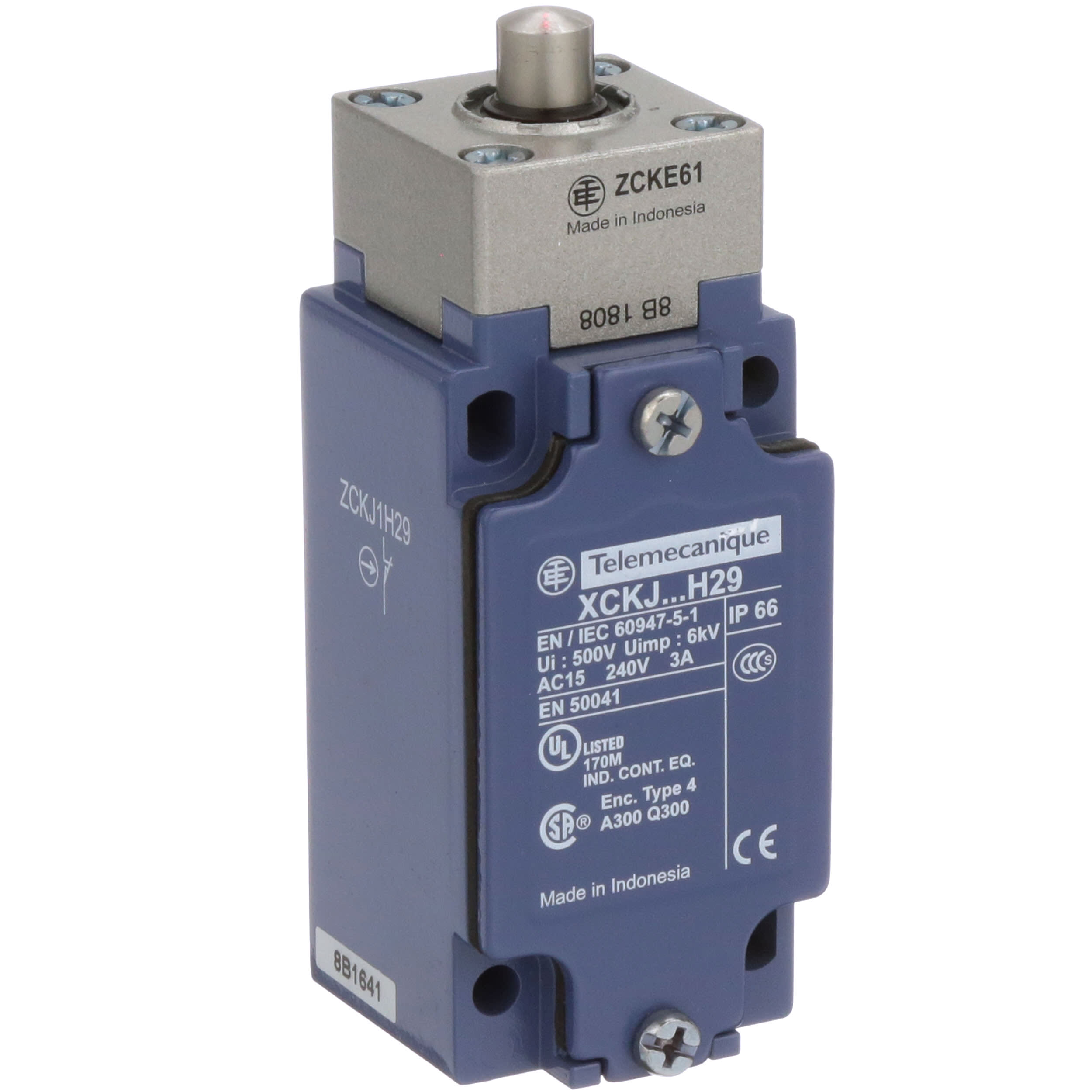 Telemecanique Sensors - XCKJ161H29 - LIMIT SWITCH 240VAC 10AMP XCKJ ...