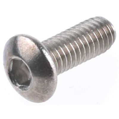 RS PRO - 1838597 - Hex Socket Button Stainless Steel Plain Socket Screw ...