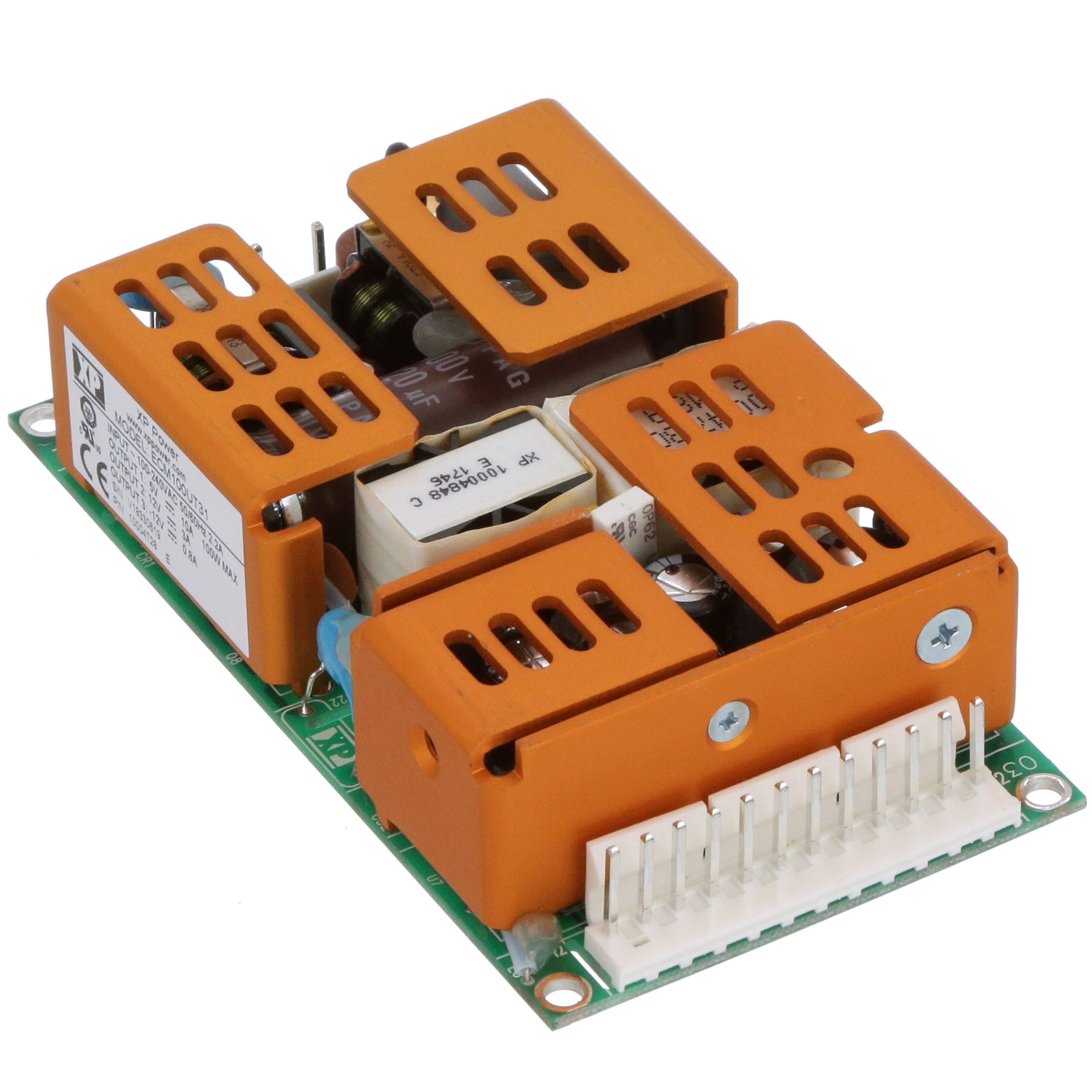 XP Power - ECM100UT31 - Power Supply AC-DC Tri Output 100W +5V@10A +12V ...