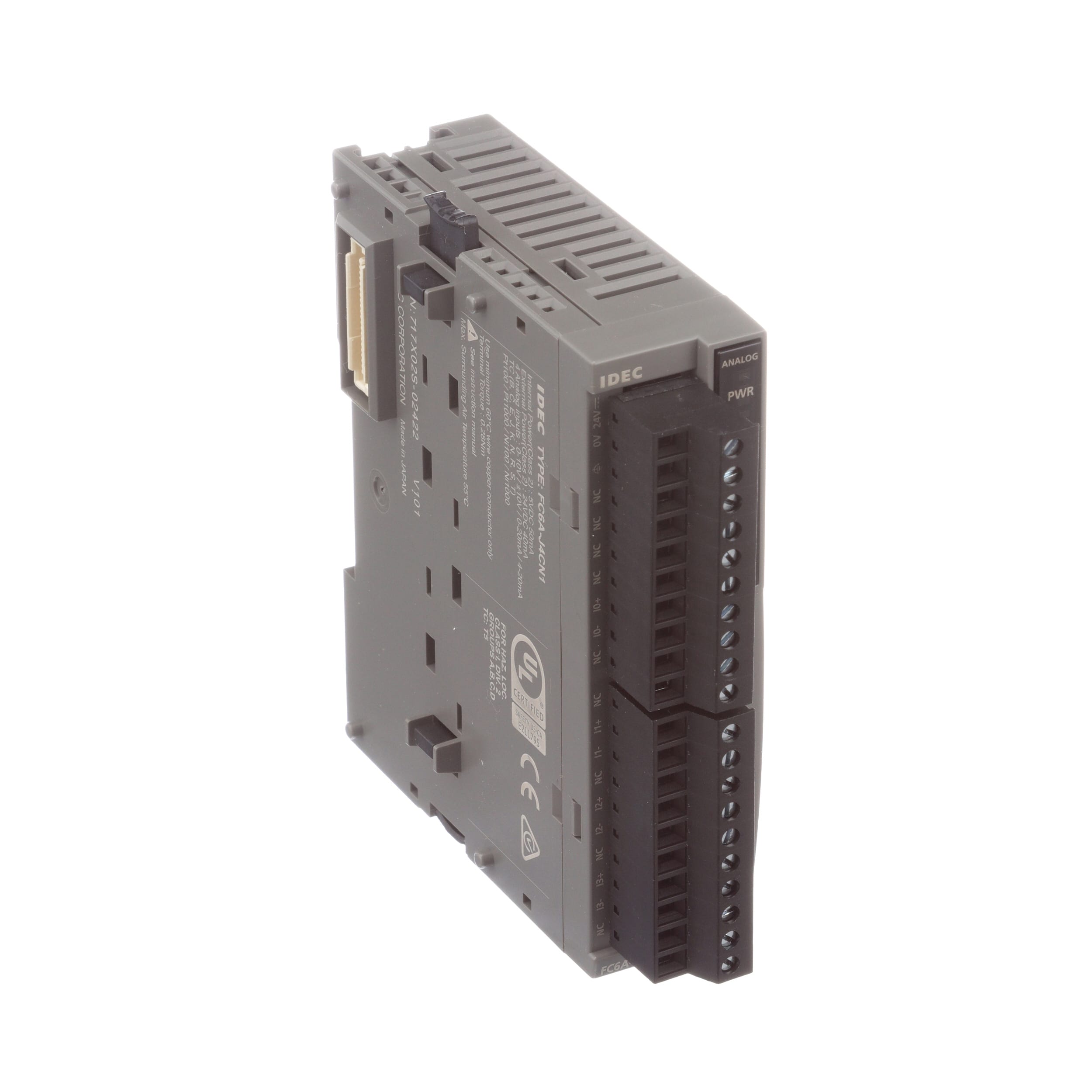 IDEC Corporation - FC6A-J4CN1 - Module, FC6A SERIES MicroSmart, Analog ...