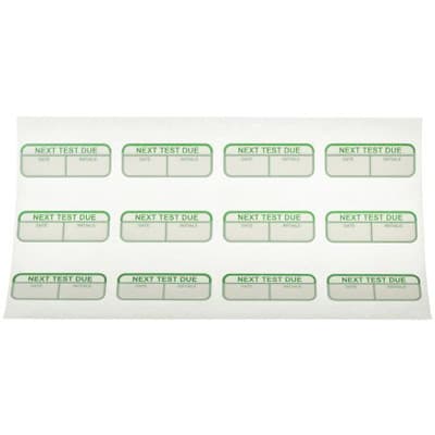 RS PRO - 7587908 - Adhesive Pre-Printed Green Label. Quantity: 120 - RS